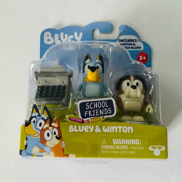 Bluey | Toys | Bluey Bluey Winton Typewriter Playset Figures Nwt | Poshmark